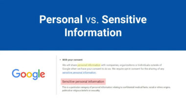 which of the following is not an example of sensitive information ...