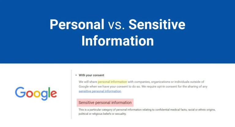 which of the following is not an example of sensitive information ...
